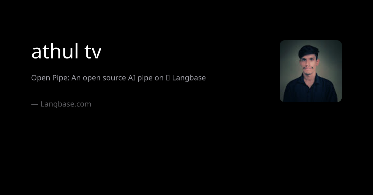 athul tv · athul-tv