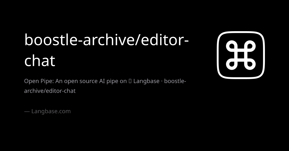 boostle-archive/editor-chat