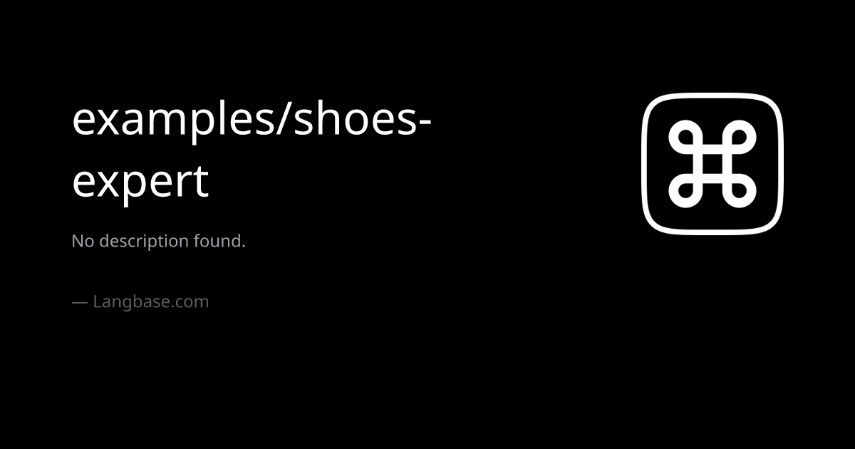 examples/shoes-expert · An AI-powered shoes expert that recommends Nike ...